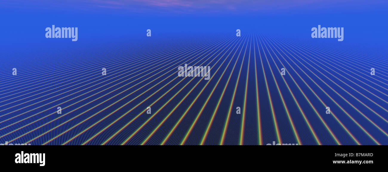 Futuristic Science Fiction Panorama scene scenes Stock Photo - Alamy