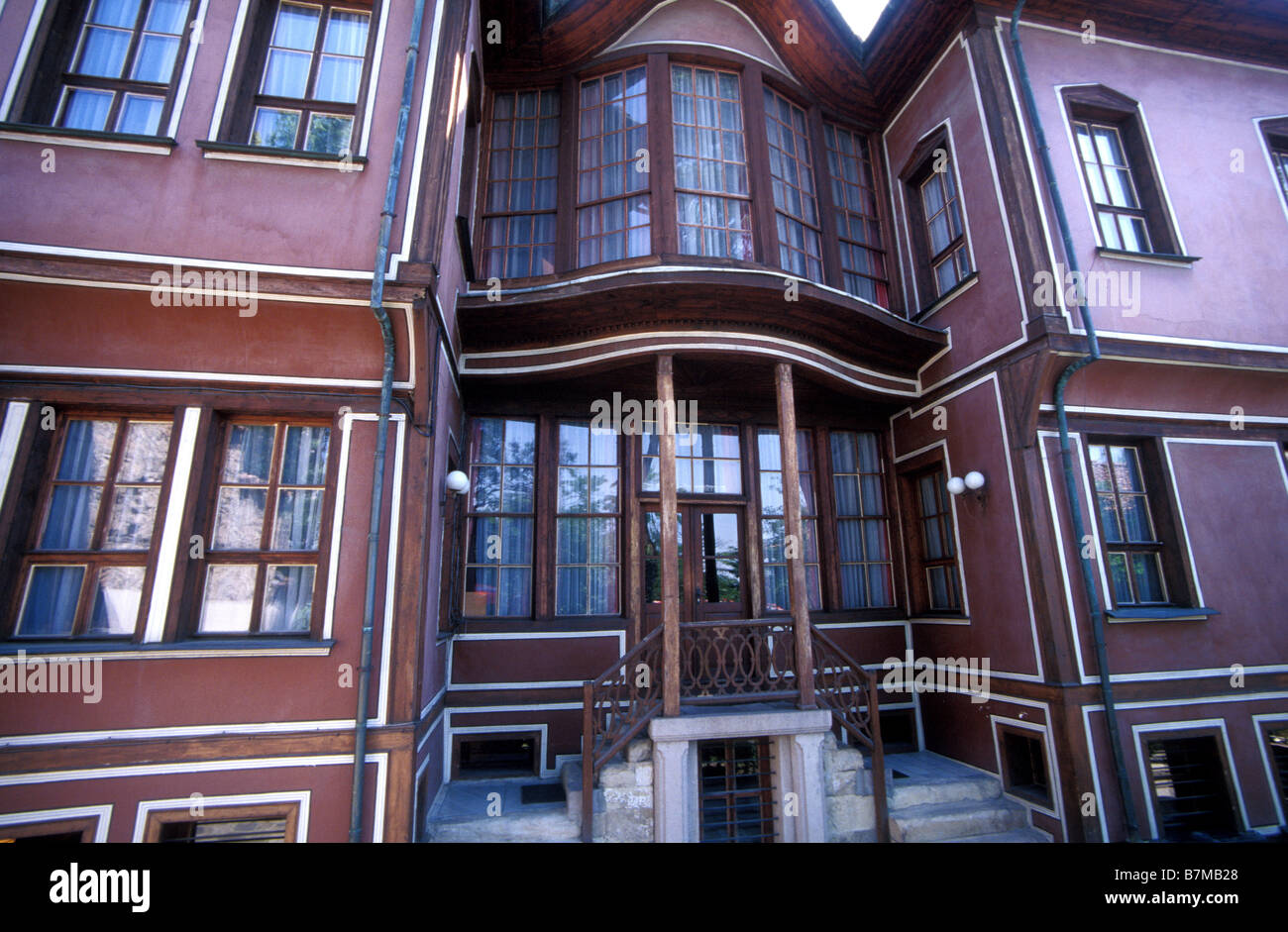 national revival architecture plovdiv bulgaria Stock Photo - Alamy