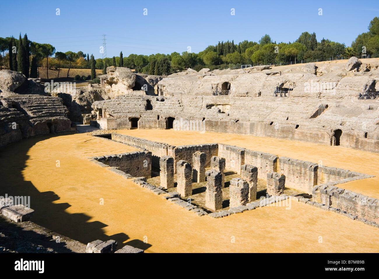 Italica roman amphitheatre spain hi-res stock photography and images ...