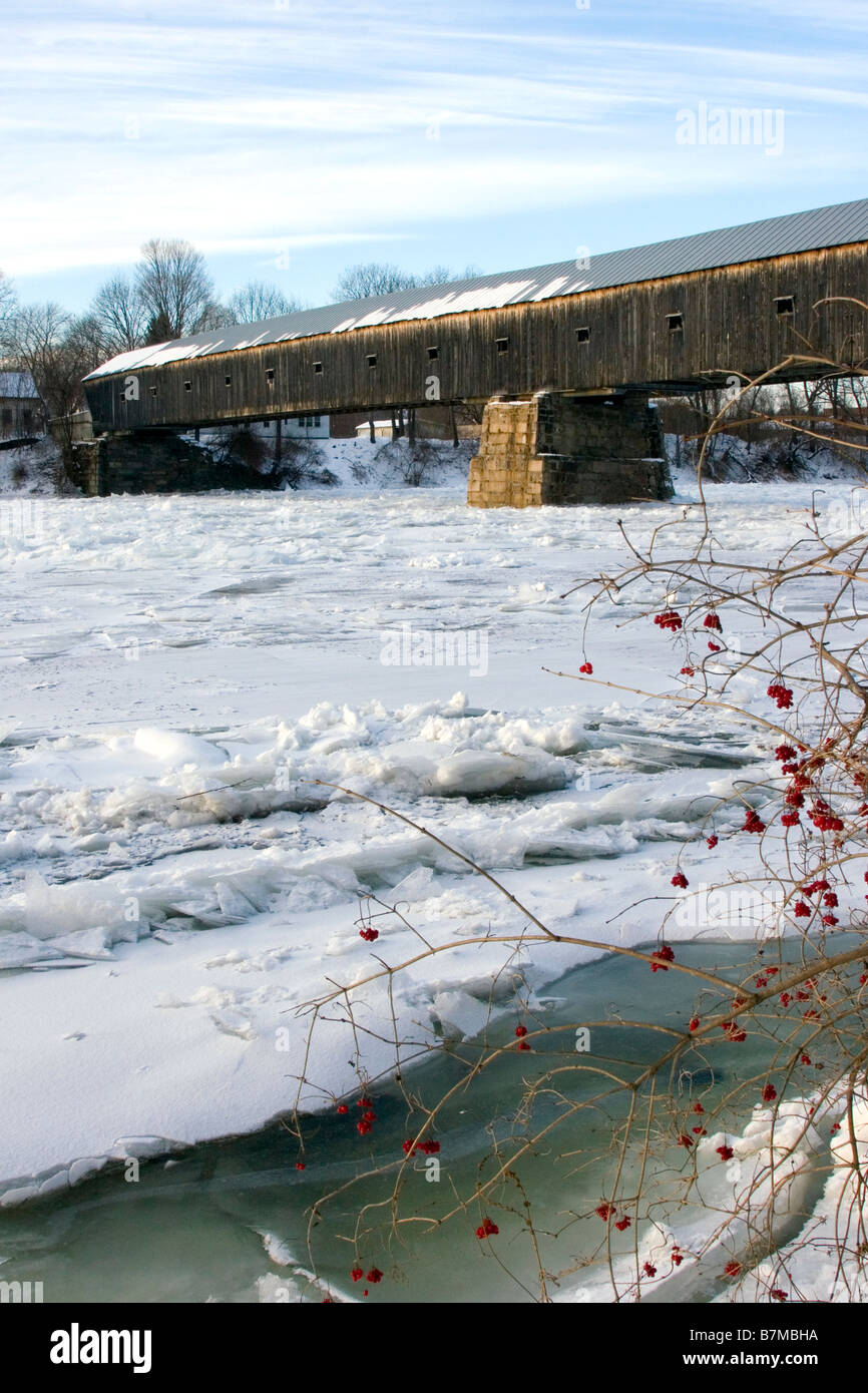 Cornish-Windsor covered bridge, in New Hampshire and Vermont, is the ...