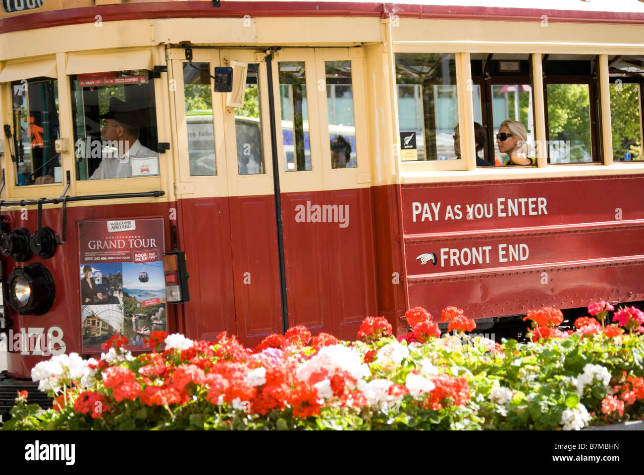 Christchurch city loop tram hi-res stock photography and images - Alamy