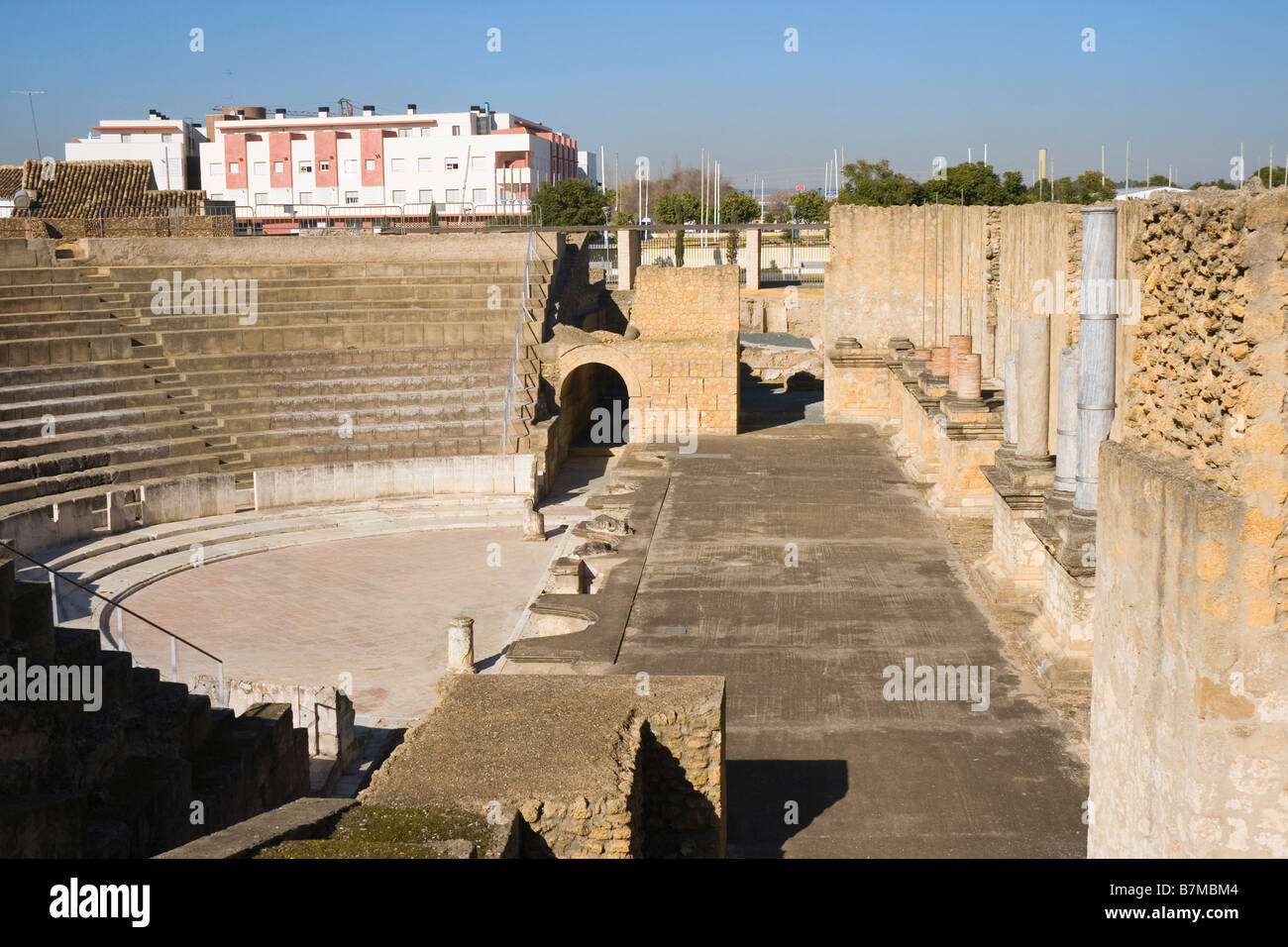 Italica Santiponce Seville Spain Remains of Roman Theatre Stock Photo ...