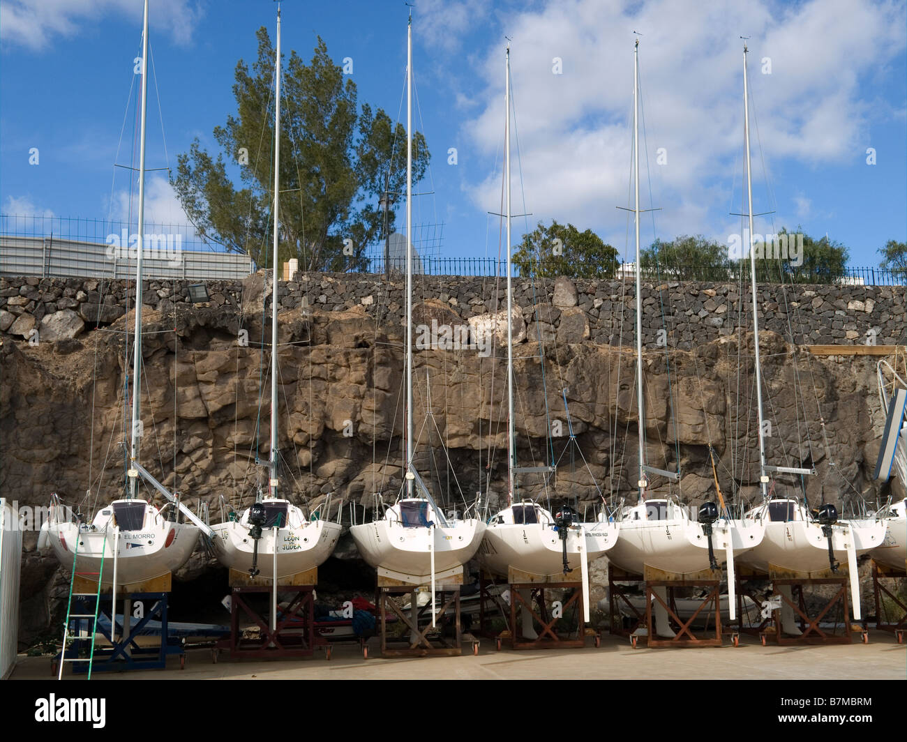 Yacht winter storage hi-res stock photography and images - Alamy