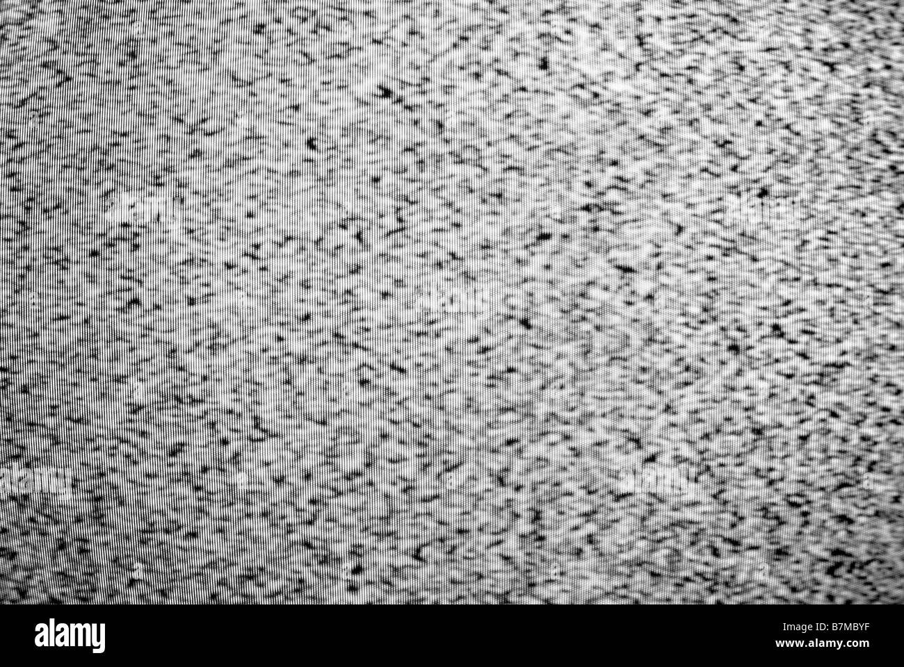 Tv screen with static Black and White Stock Photos & Images - Alamy
