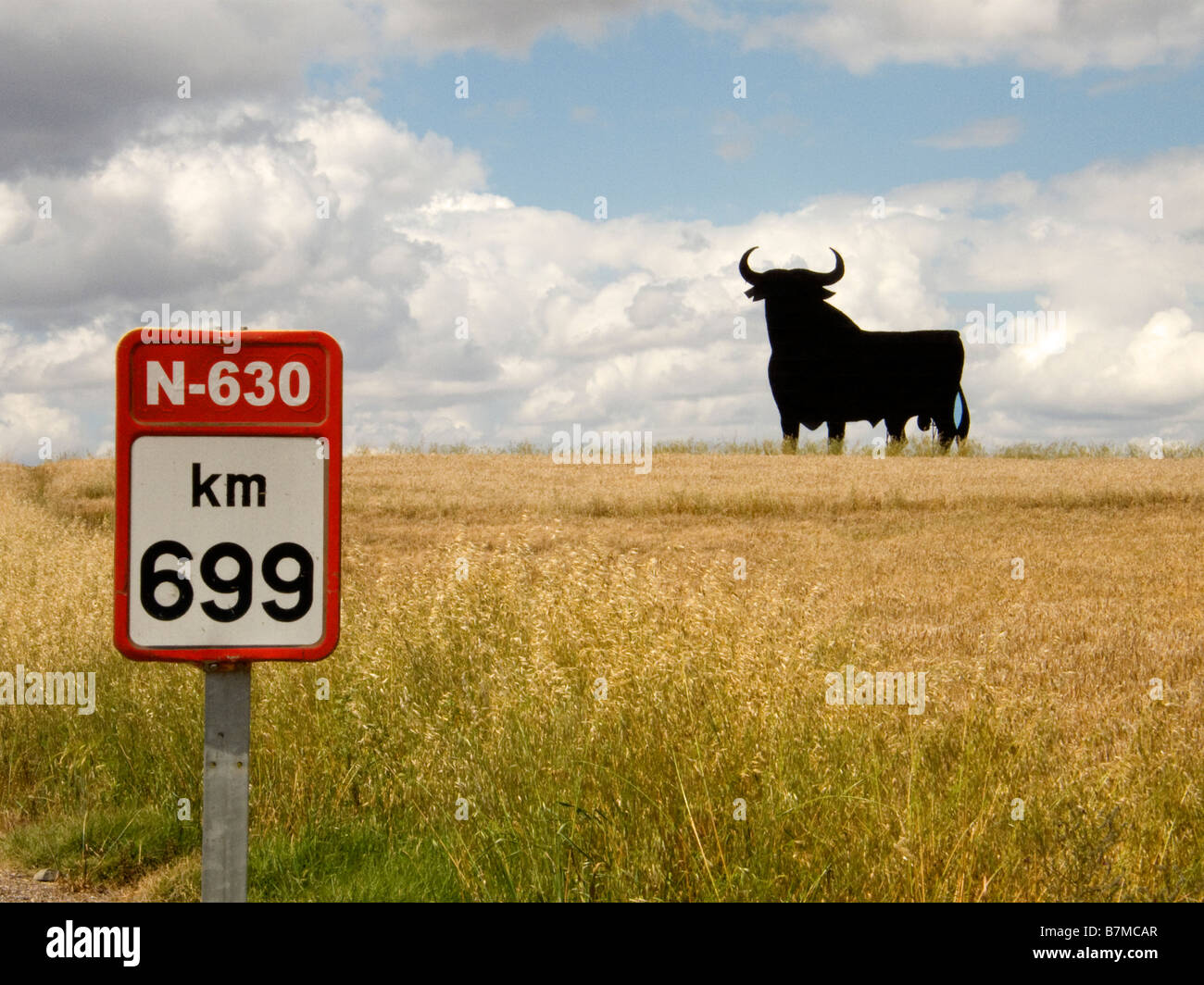 Spanish bull sign hi-res stock photography and images - Alamy
