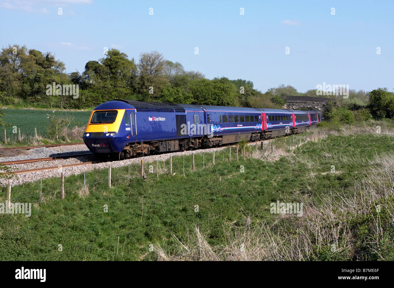 First Great Western HST 43022 with 13 05 Paddington Penzance at ...