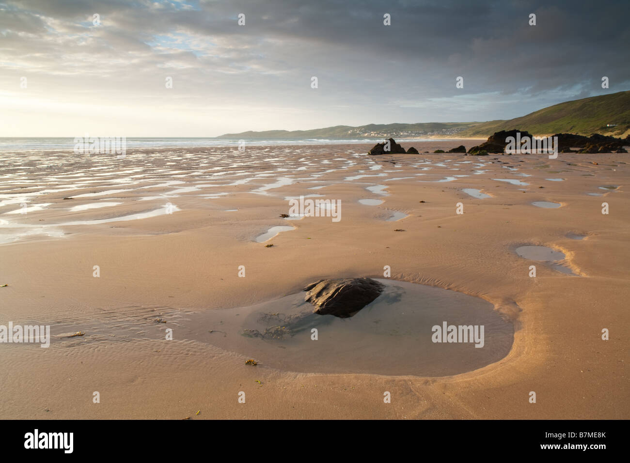 Putsborough beach North Devon England UK Stock Photo - Alamy