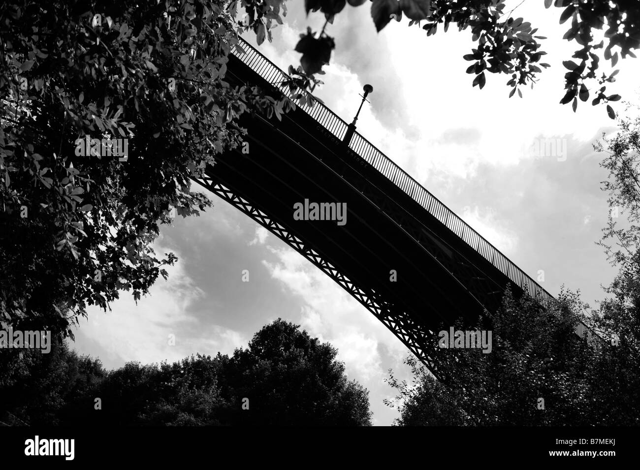 Galton Bridge, Smethwick, Sandwell. Once the world's longest span cast ...