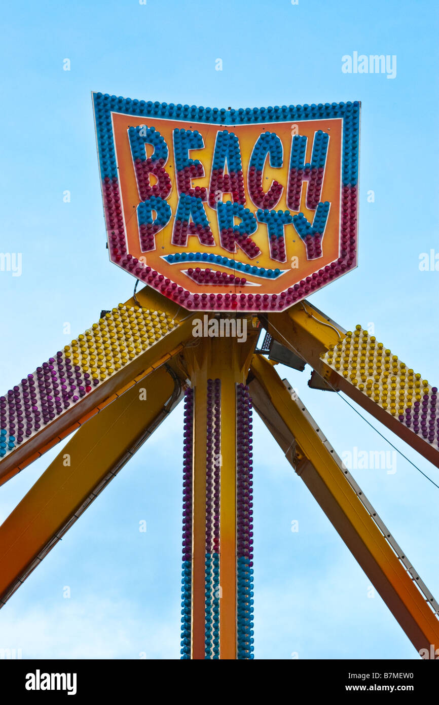 Seaside fairground sign Stock Photo - Alamy