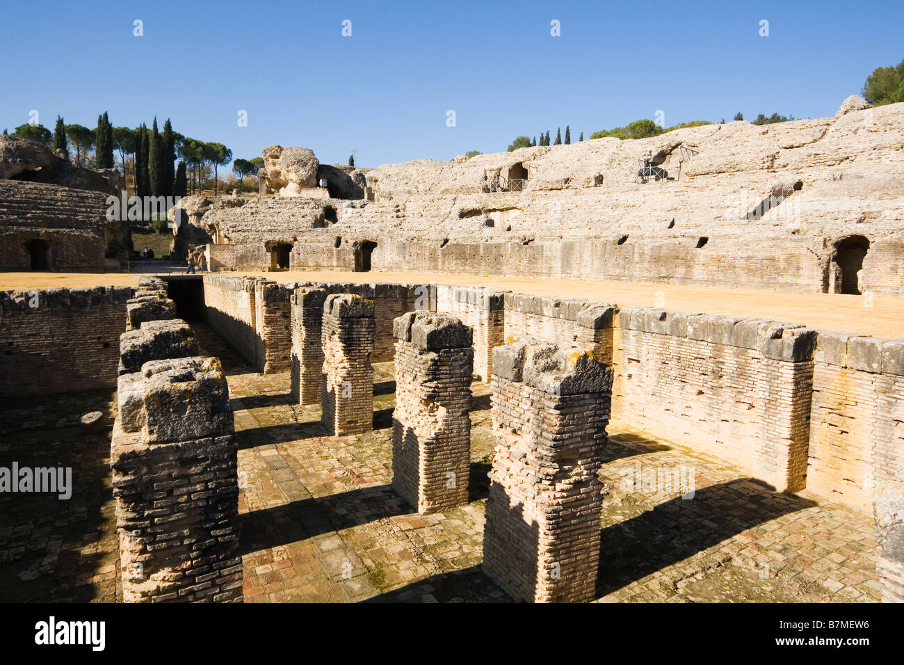 Italica roman amphitheatre spain hi-res stock photography and images ...
