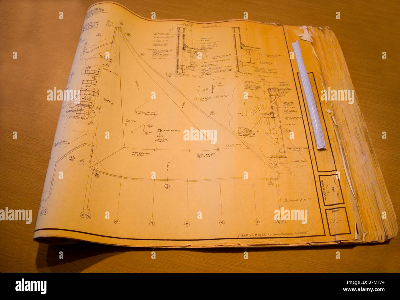 Old architectural drawings hi-res stock photography and images - Alamy