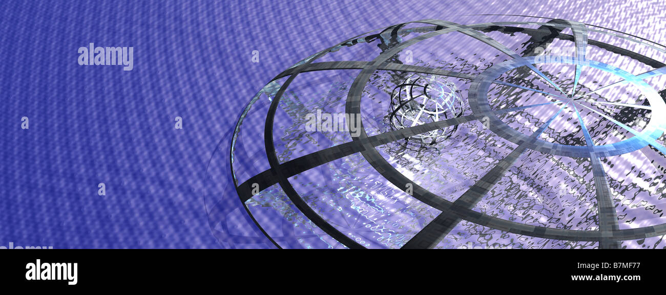 Futuristic Science Fiction Panorama scene scenes Stock Photo - Alamy