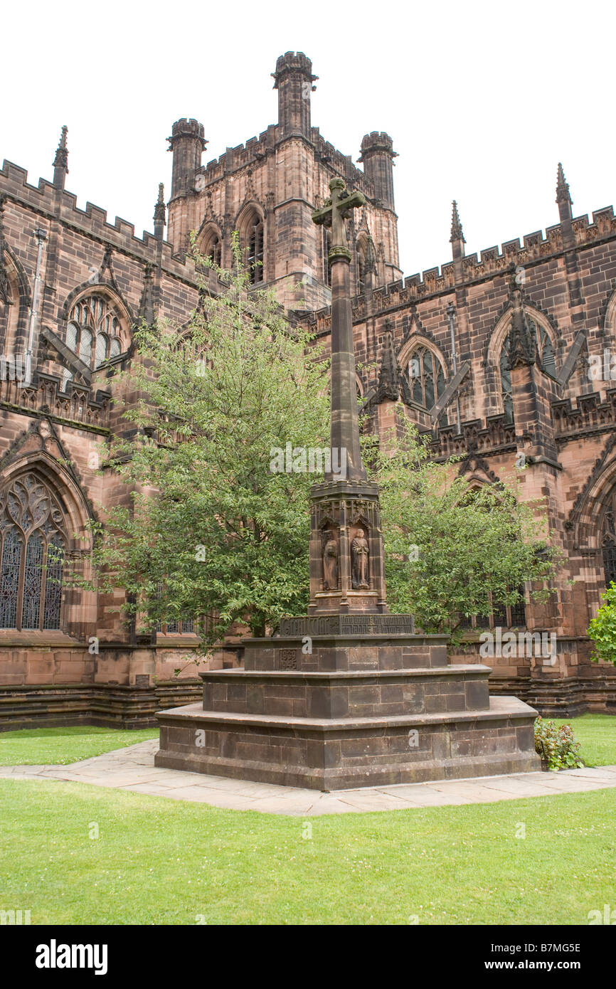 Chester cathedral in the centre of the medieval city of Chester,England ...
