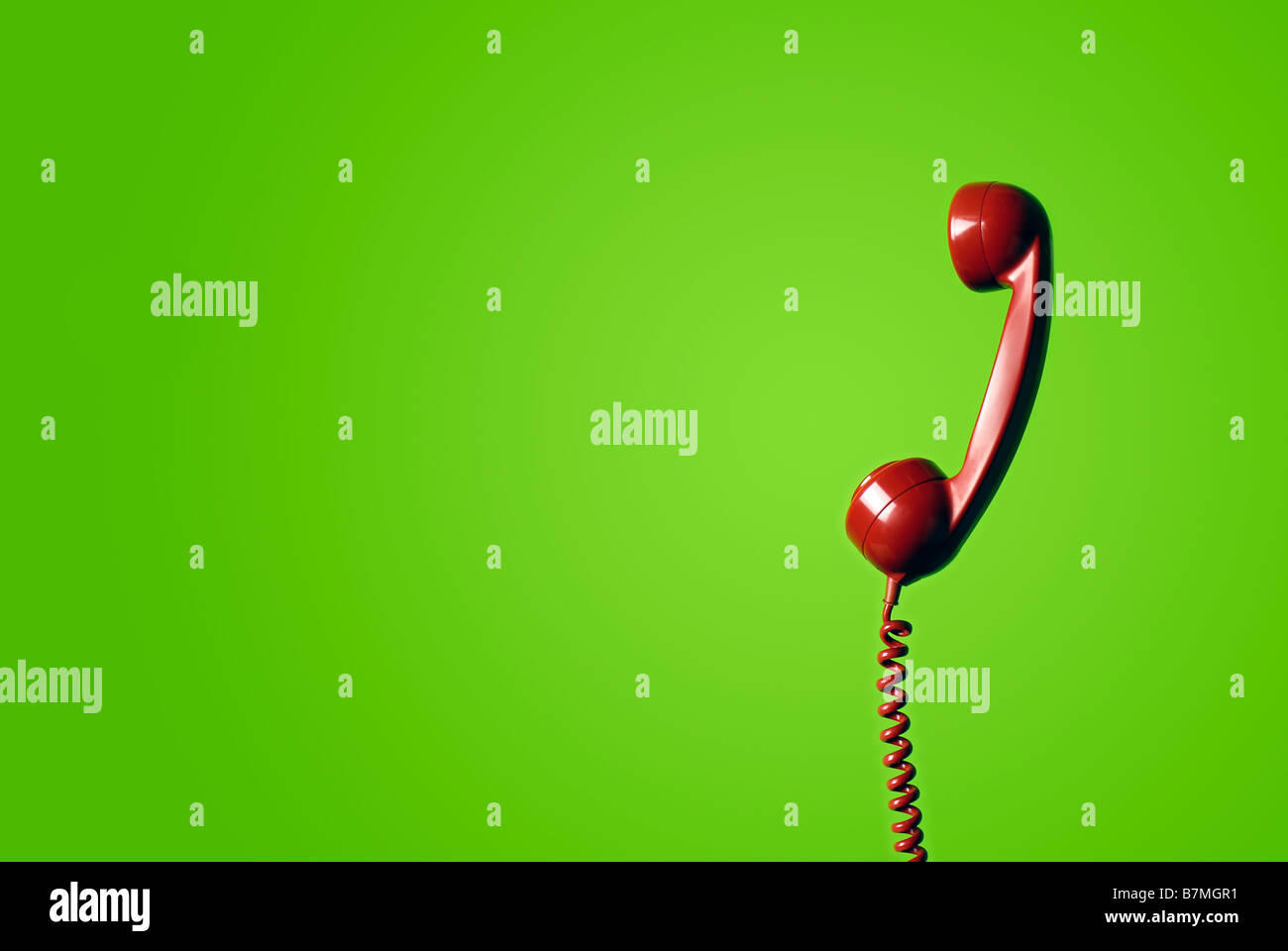 Floating Phone Handset Stock Photo - Alamy