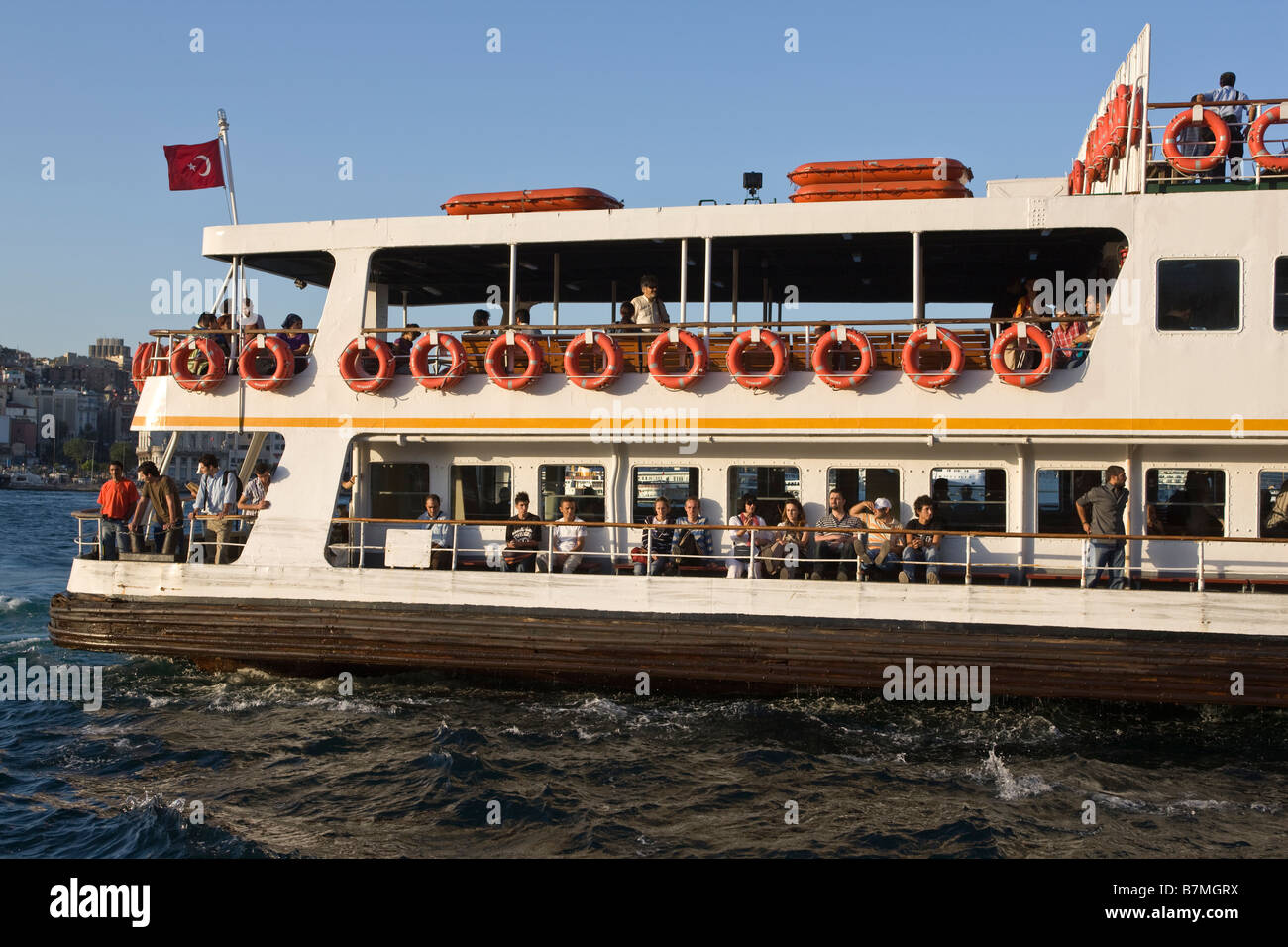 Ferry Boat Istanbul Turkey Stock Photo - Alamy