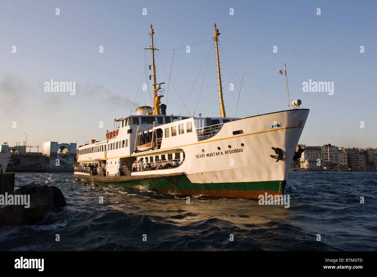 Ferry Boat Istanbul Turkey Stock Photo - Alamy