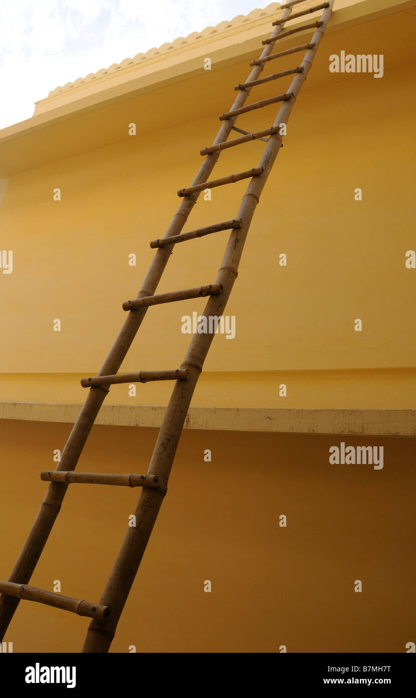 Bamboo ladder hi-res stock photography and images - Alamy