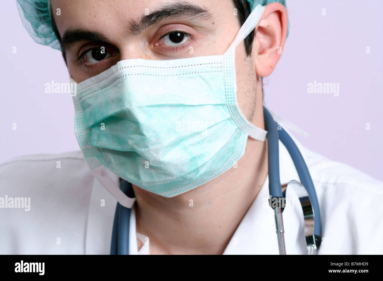Portrait of a young doctor with stethoscope Stock Photo - Alamy