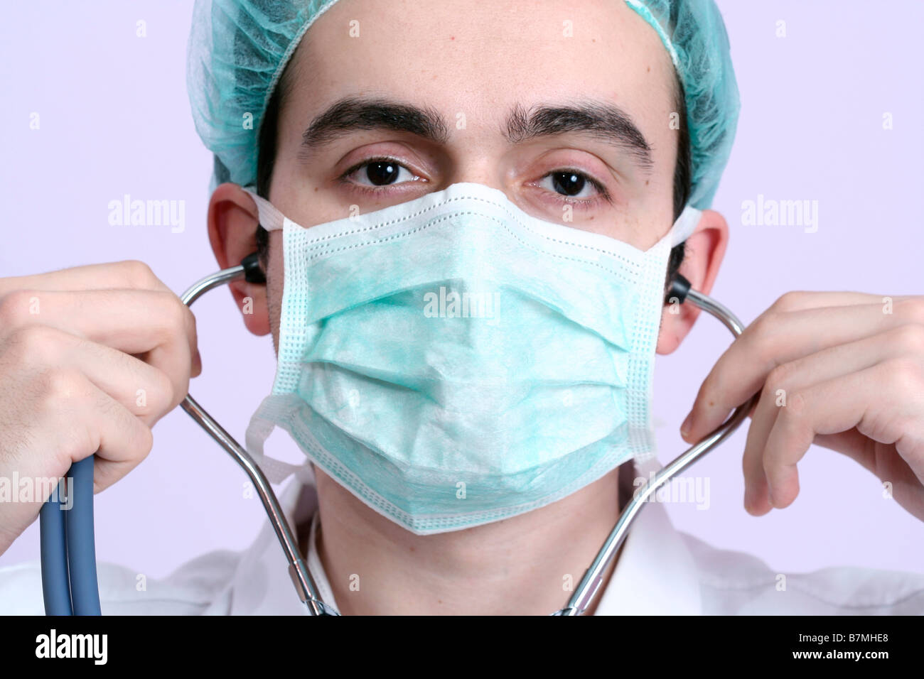 Professional young doctor at work Close up Stock Photo - Alamy