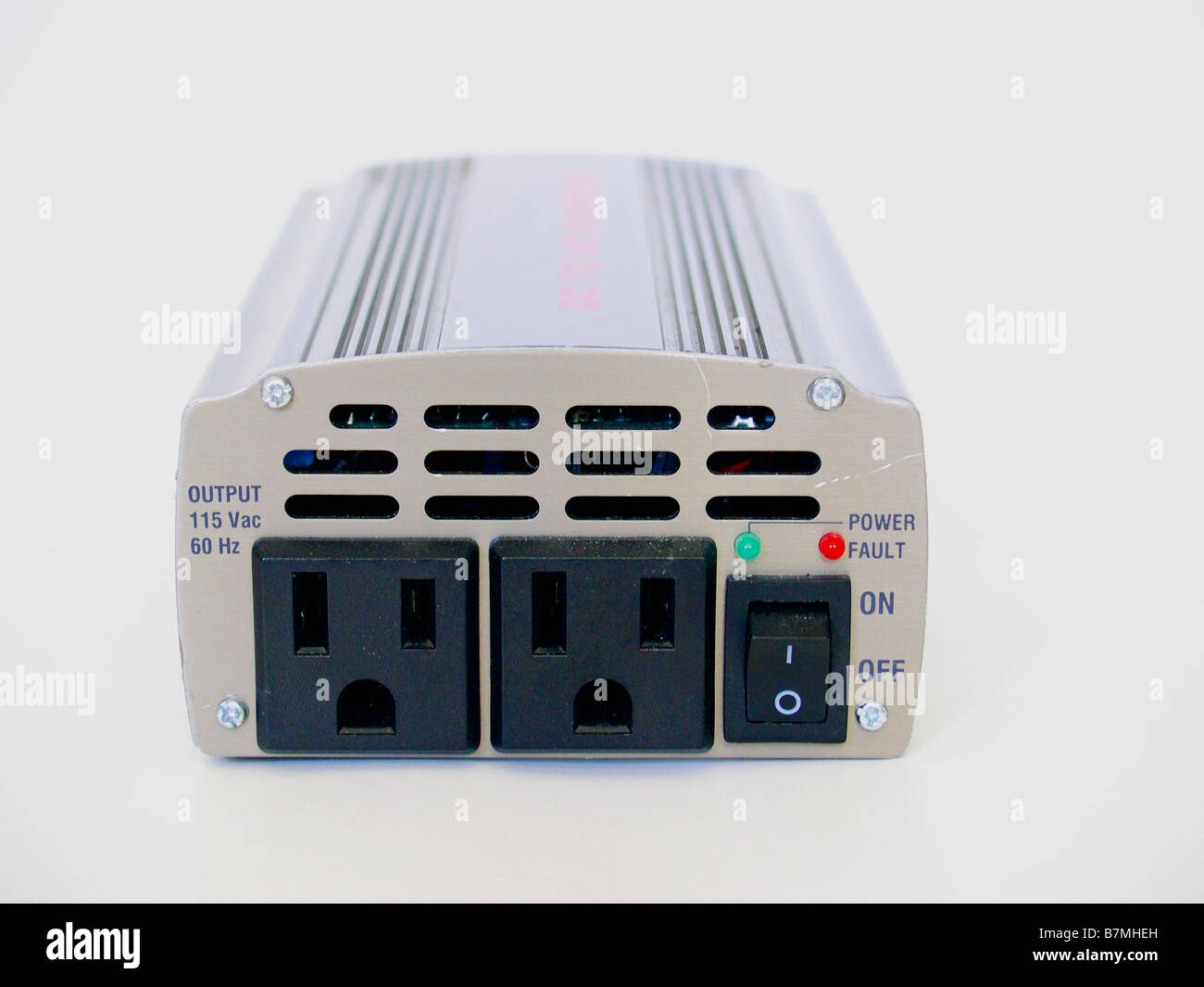 Small automotive AC/DC inverter shown in isolation Stock Photo - Alamy