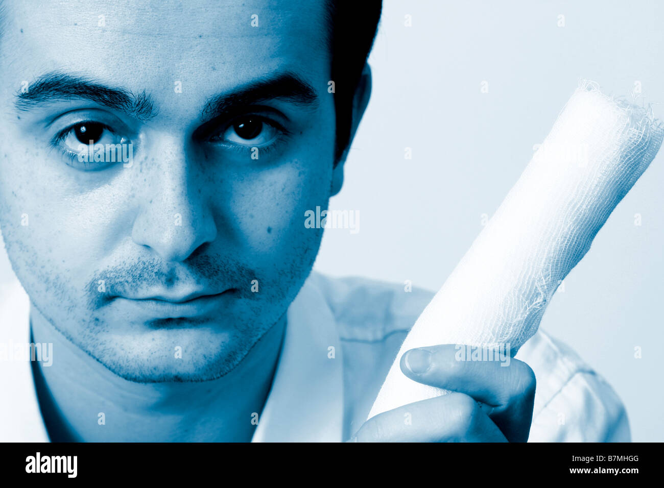 Professional young doctor at work Close up Stock Photo - Alamy