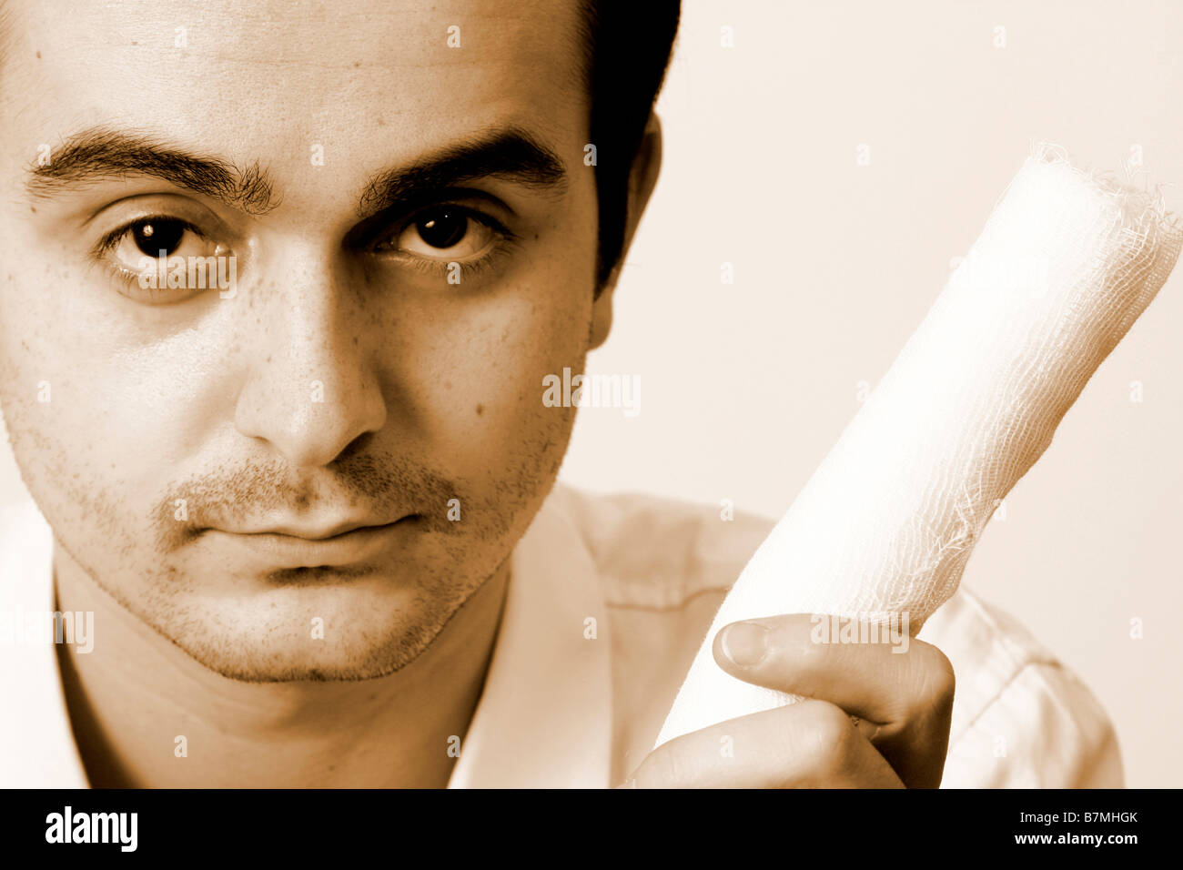 Portrait of a young doctor Stock Photo - Alamy