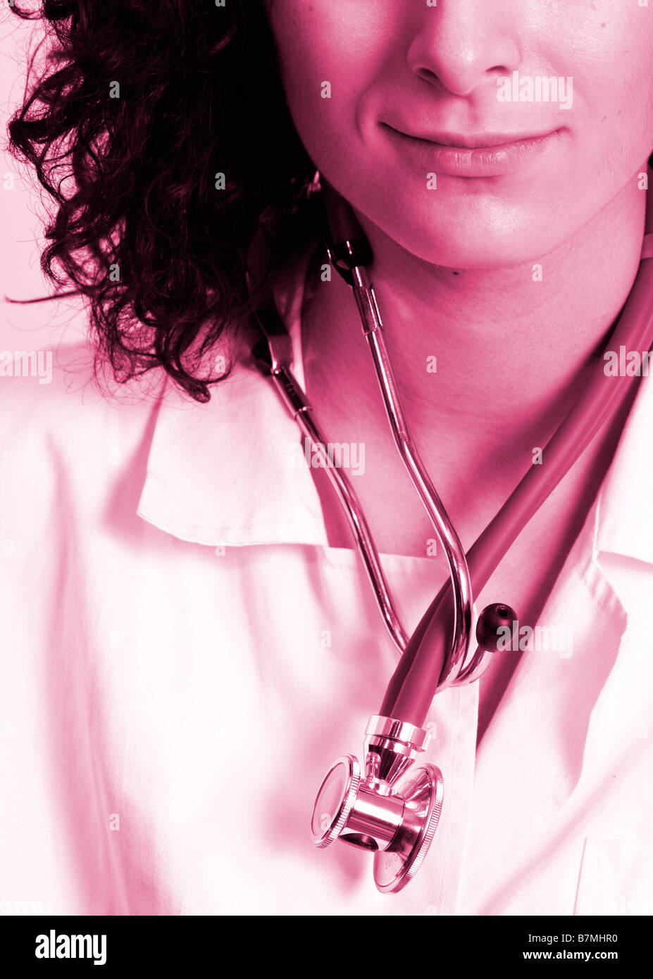 Portrait of a young doctor with stethoscope Stock Photo - Alamy