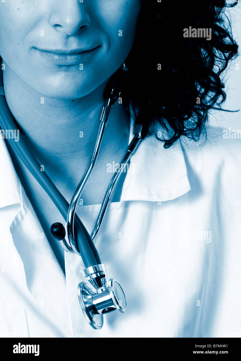 Portrait of a young doctor with stethoscope Stock Photo - Alamy