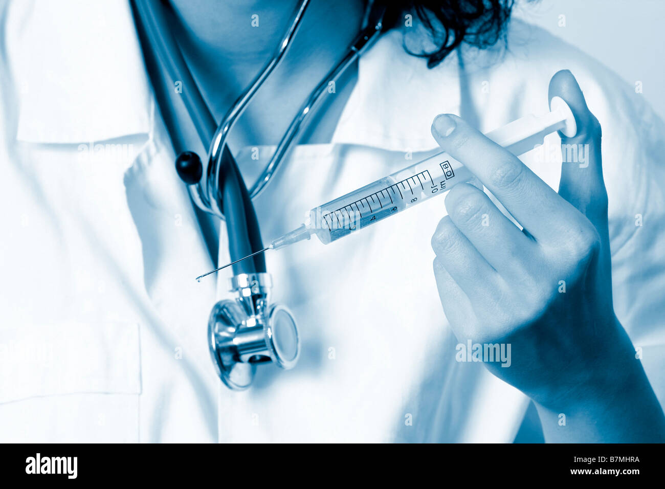 Portrait of a young doctor with stethoscope Stock Photo - Alamy