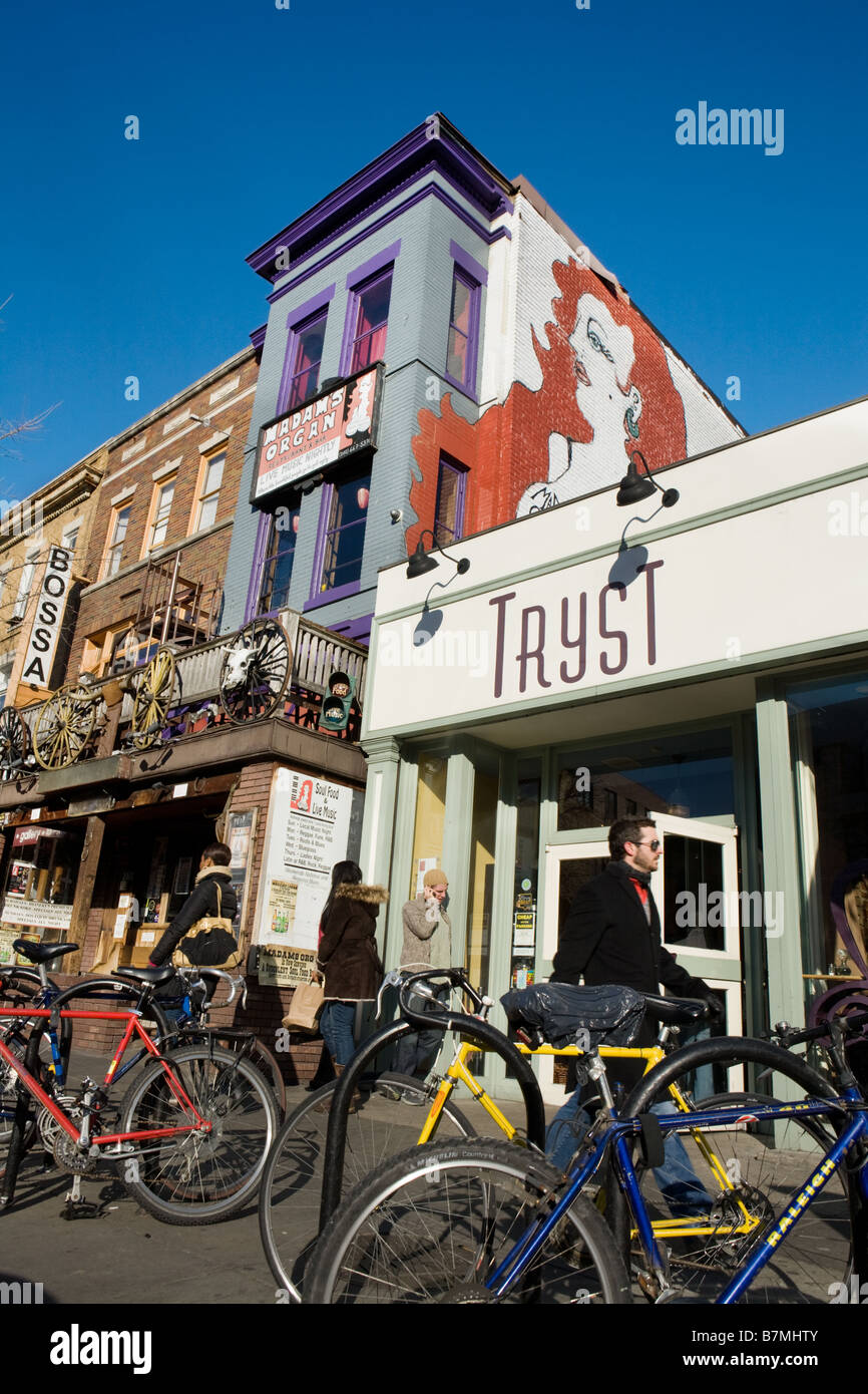 Madams Organ and Tryst Eighteenth Street Adams Morgan neighborhood ...