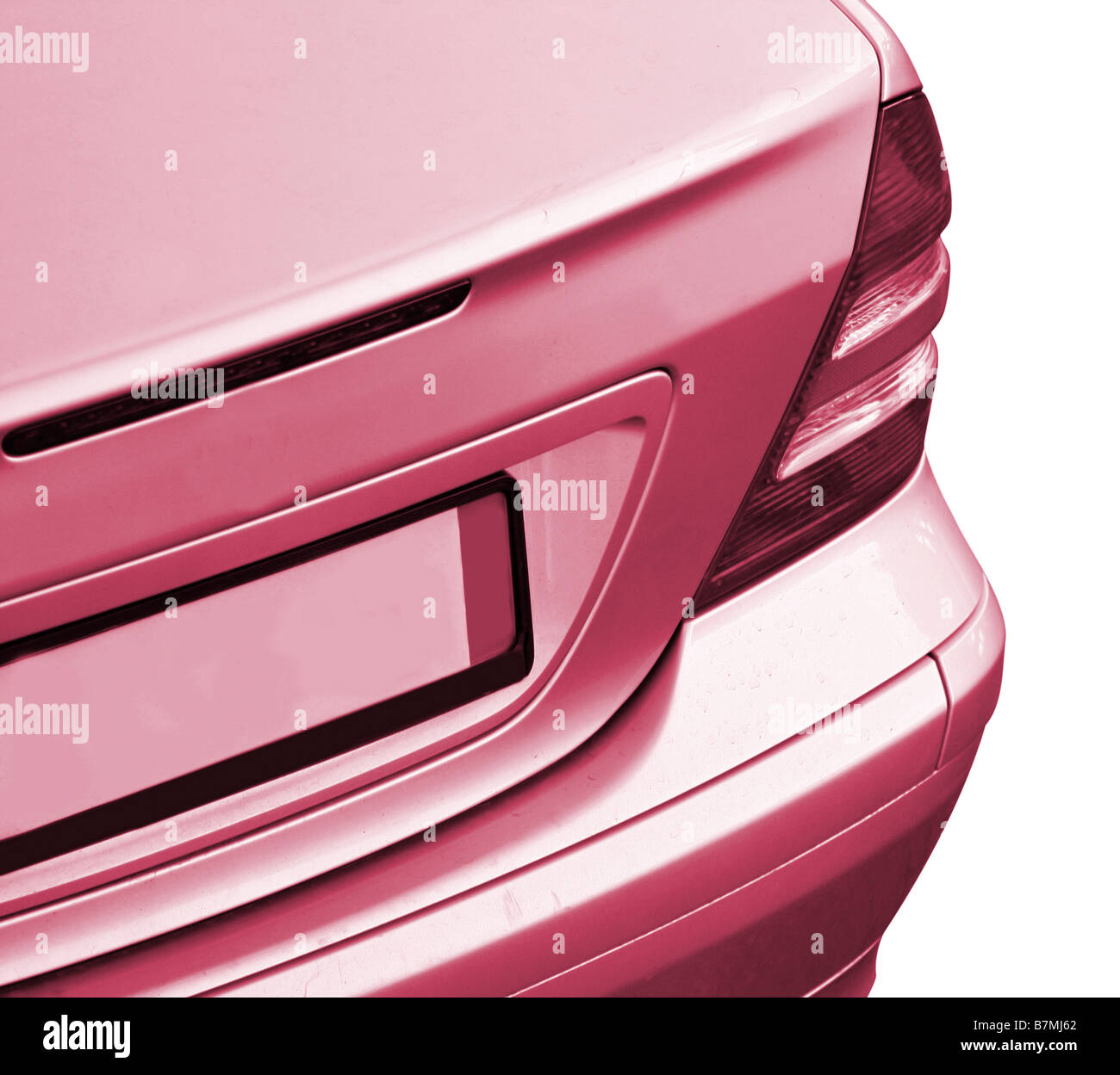 Close-up picture of a car back isolated on white Stock Photo - Alamy