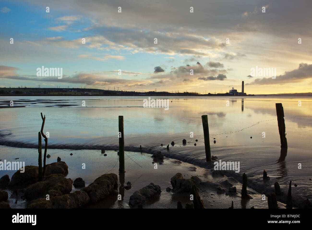 Longannet power station Grangemouth forth estuary scotland uk Stock ...