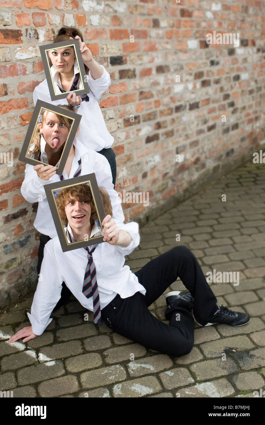 Children messing school hi-res stock photography and images - Alamy