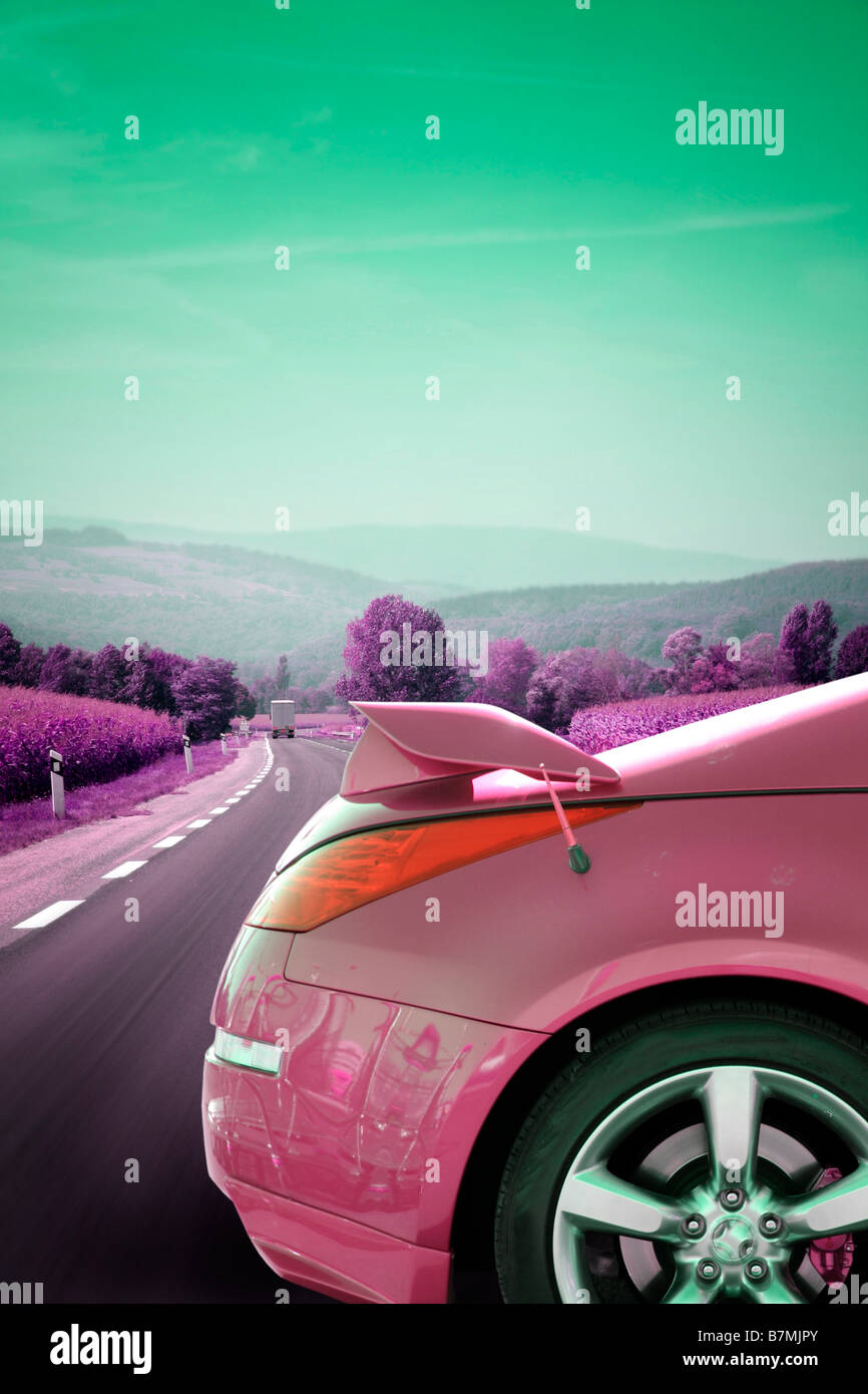 View from cars windshield movement hi-res stock photography and images ...