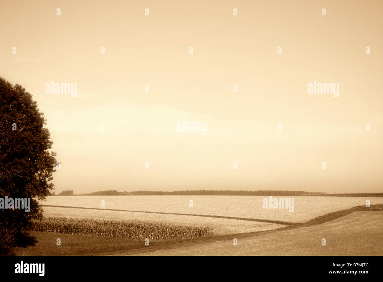 Beautiful country landscape view Great nature scene Stock Photo - Alamy