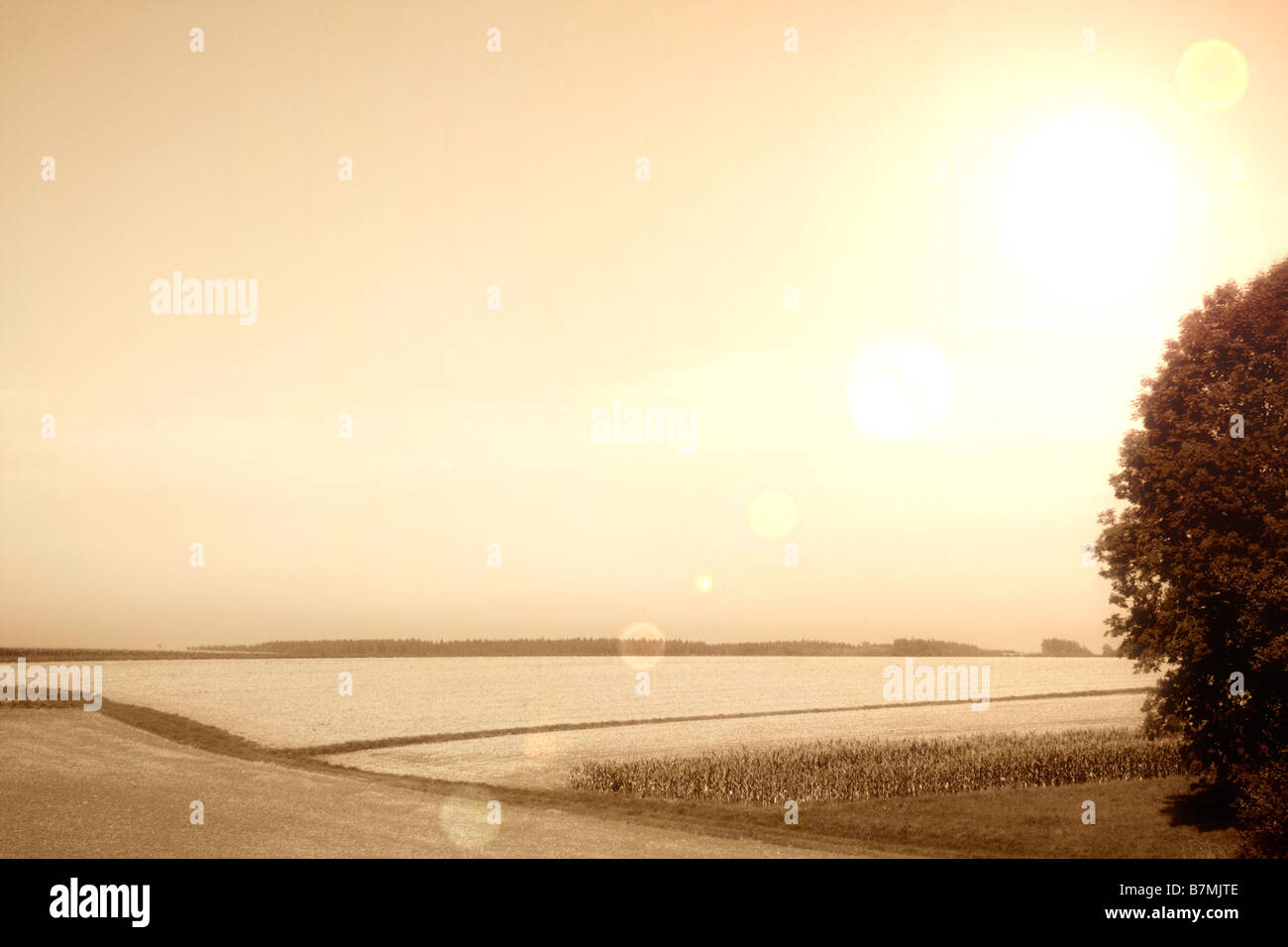 Beautiful country landscape view Great nature scene Stock Photo - Alamy