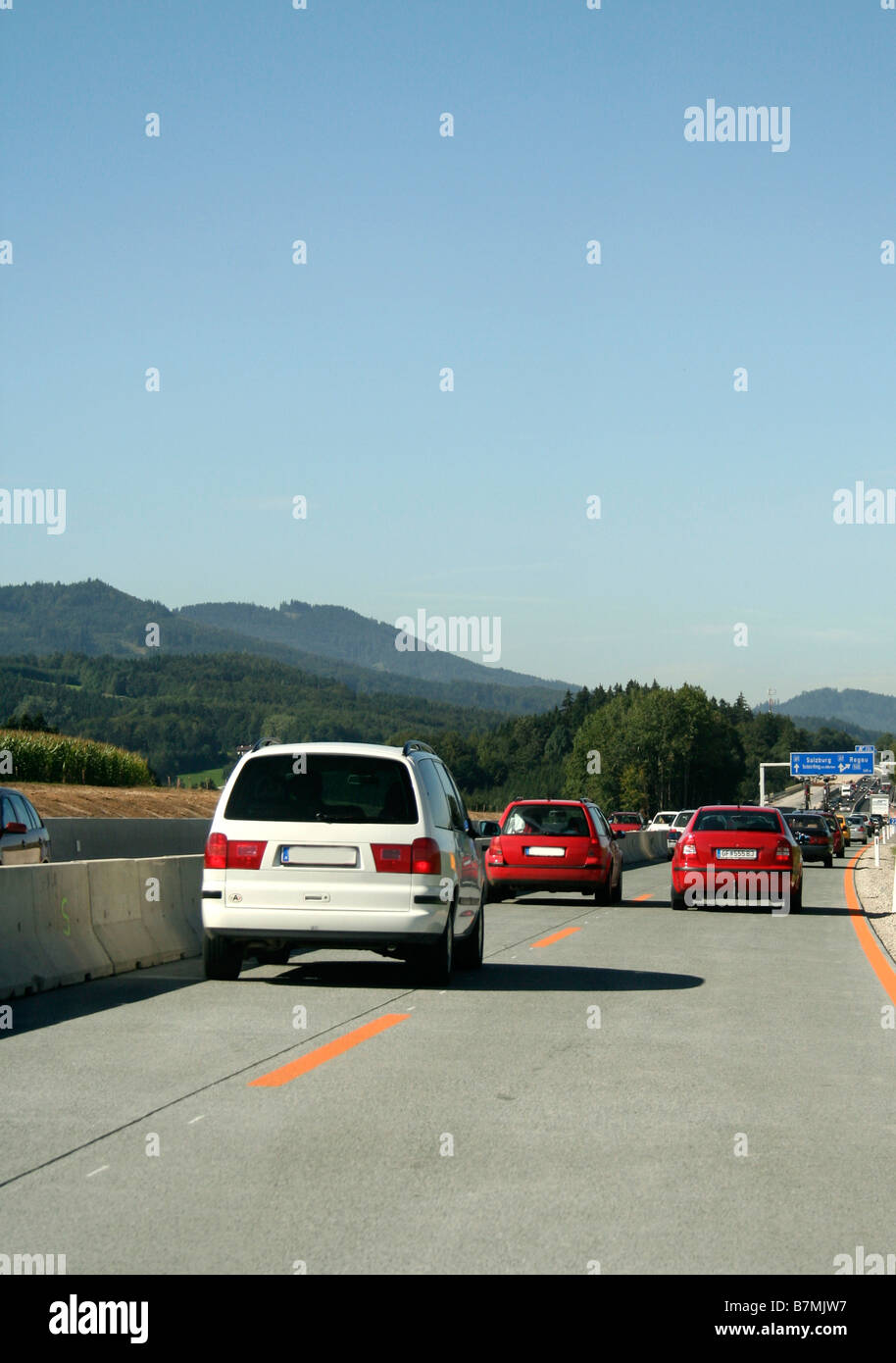 Car running on the highway Stock Photo - Alamy