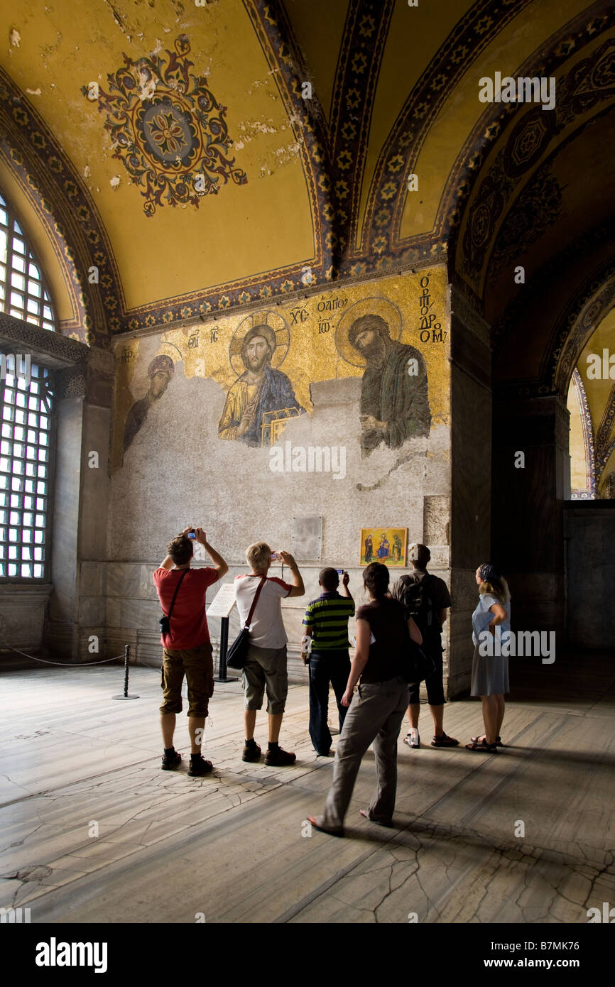 Judgement Day Mozaic Aya Sofia Istanbul Stock Photo - Alamy