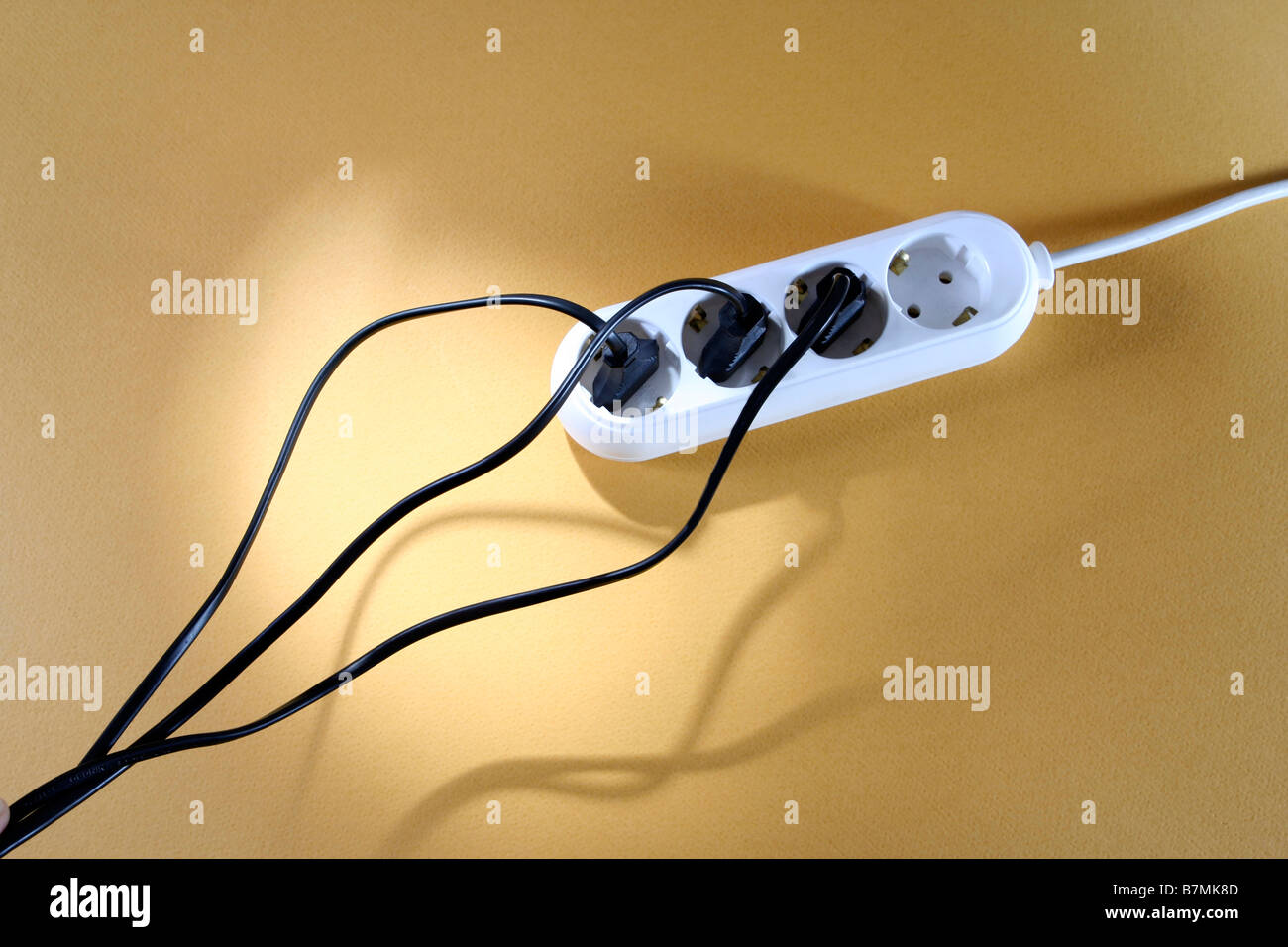 White outlet isolated Stock Photo - Alamy