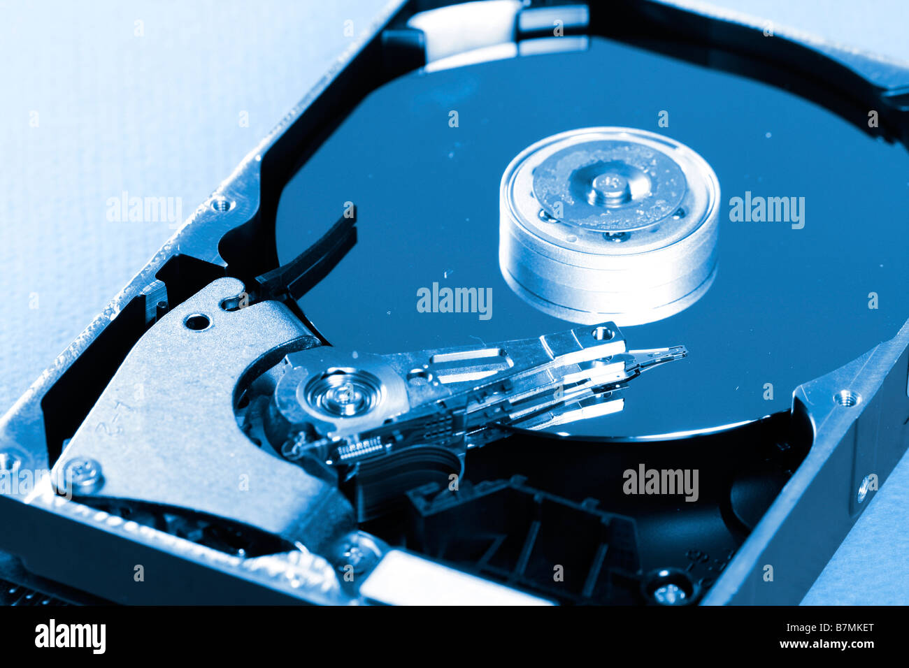 Macro photo - Hard Disk Drive Stock Photo - Alamy