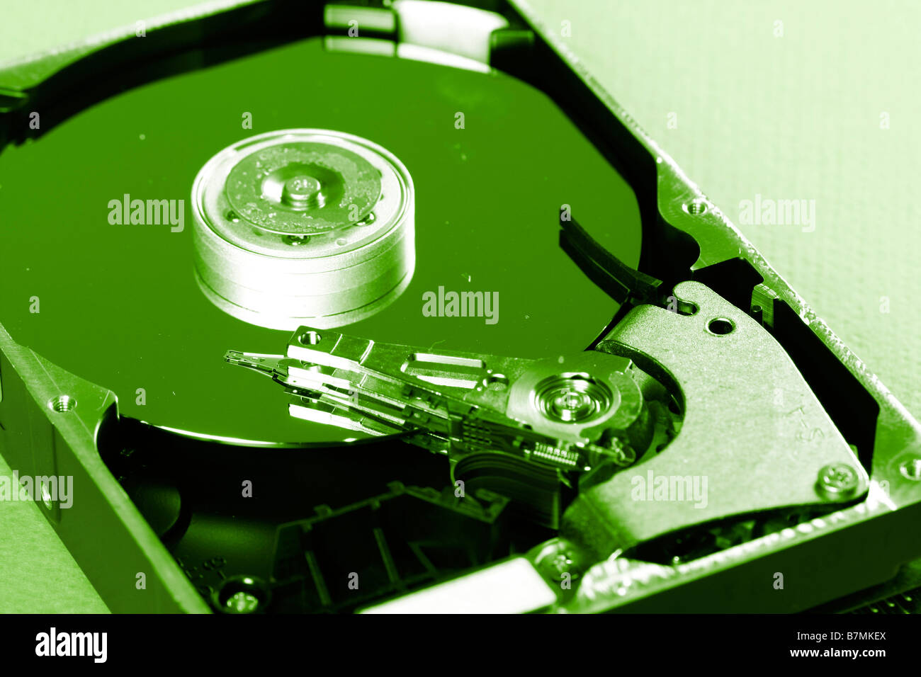 Macro photo - Hard Disk Drive Stock Photo - Alamy