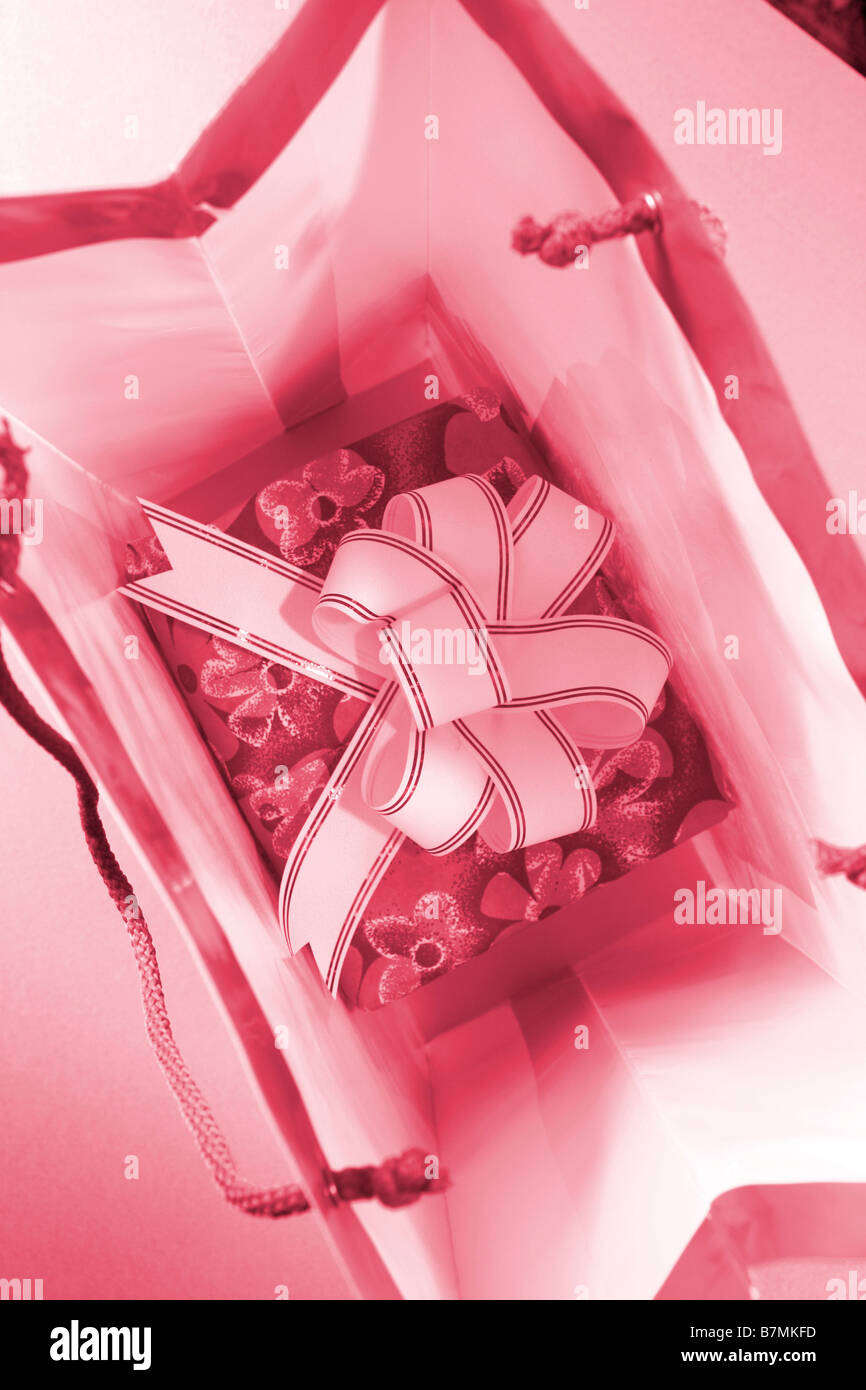 Close-up picture of a christmas present box Stock Photo - Alamy