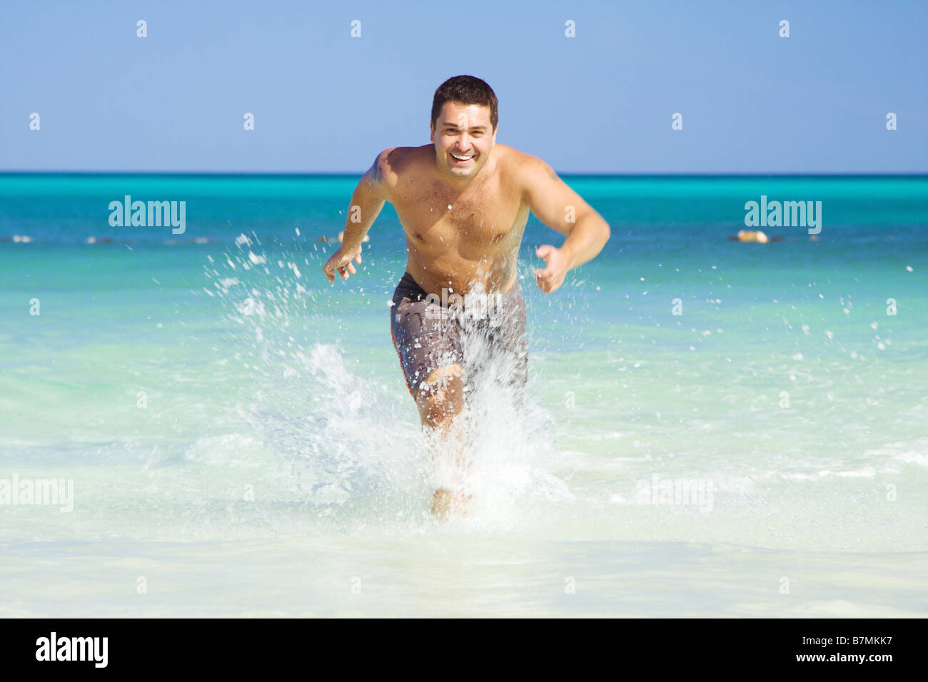 Caribbean man running hi-res stock photography and images - Alamy