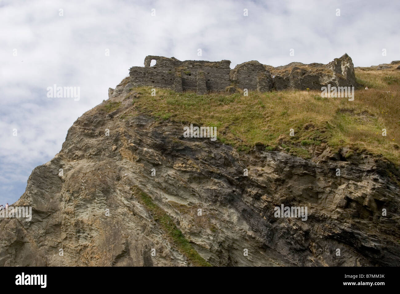King Arthur's Castle Tintagel Cornwall also known as Camelot Stock ...
