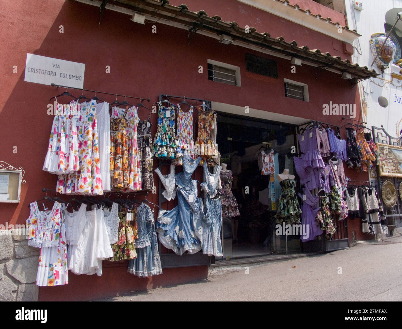 Clothes shop positano italy hi-res stock photography and images - Alamy
