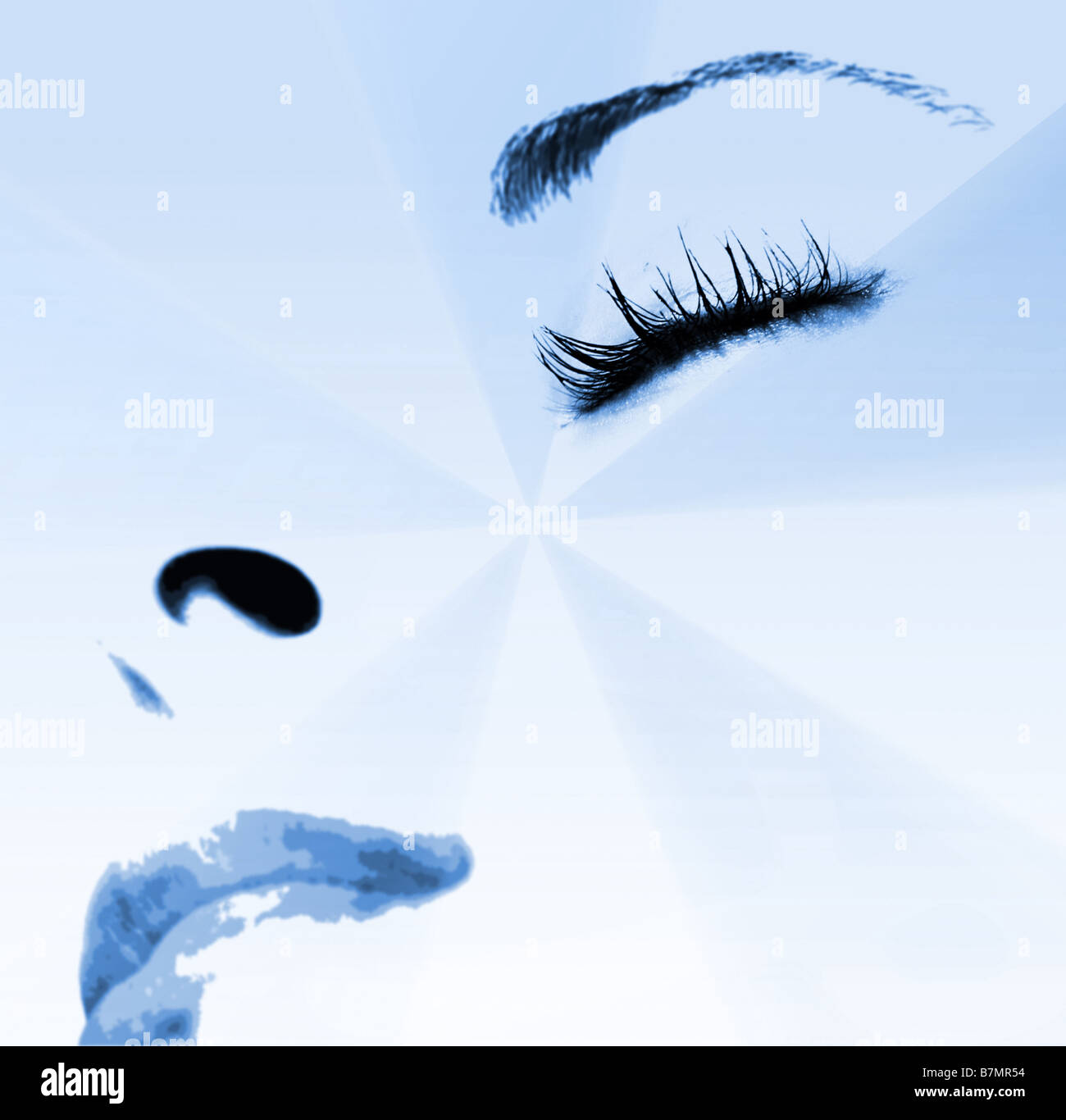 Beautiful girl - sleeping Close-up Stock Photo - Alamy