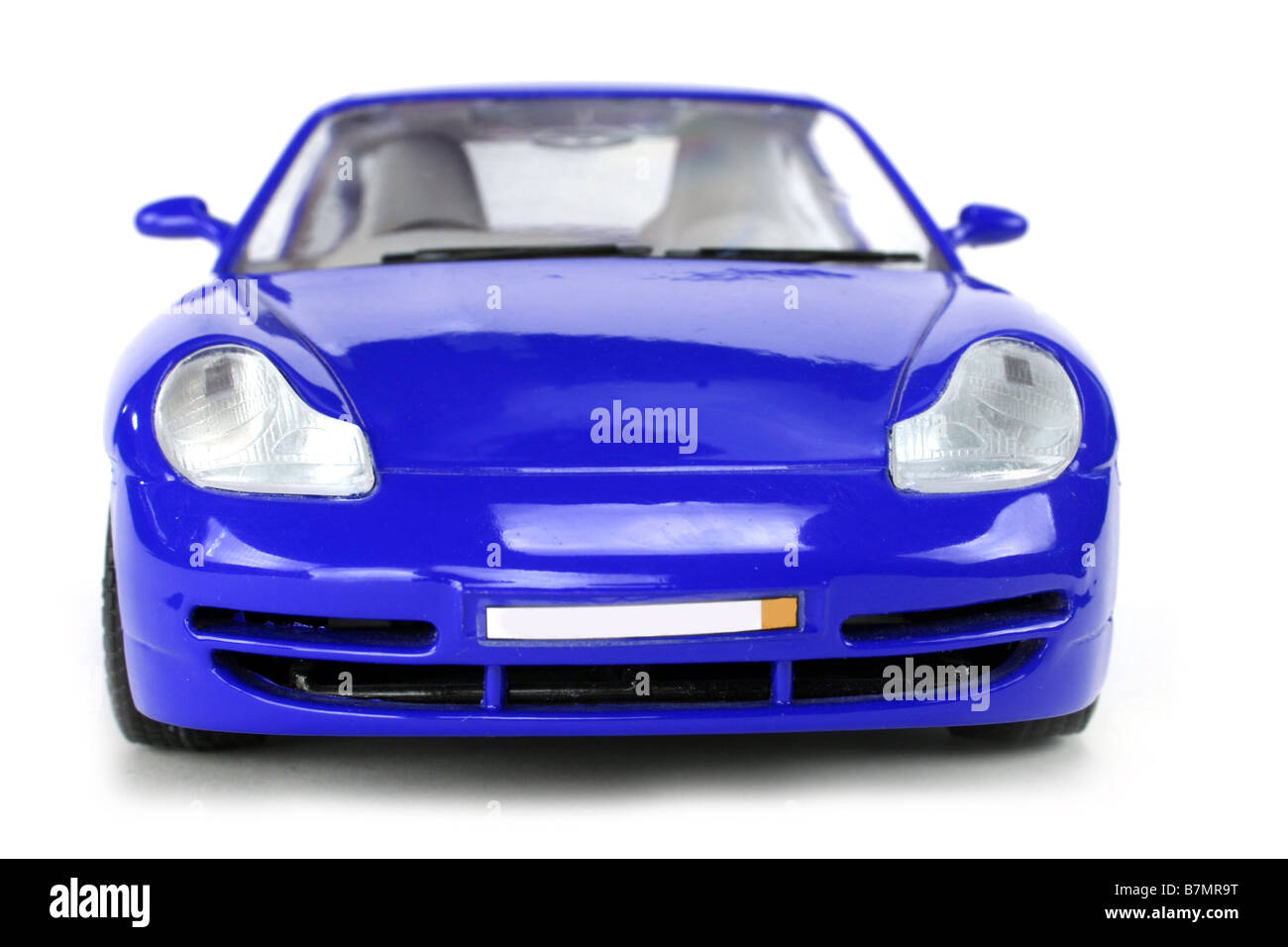 Car view from the front isolated on white Stock Photo - Alamy