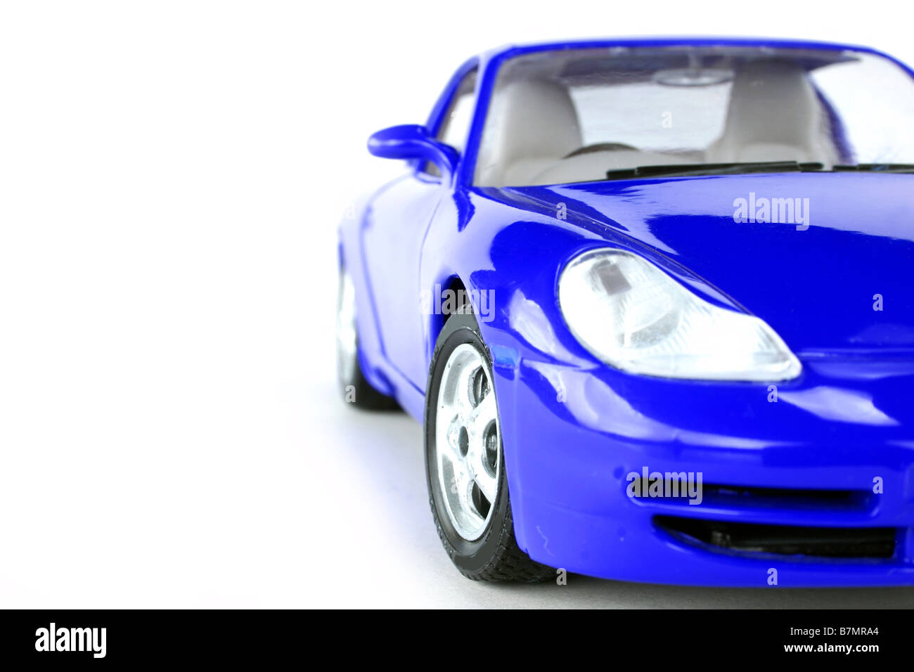 Car view from the front isolated on white Stock Photo - Alamy