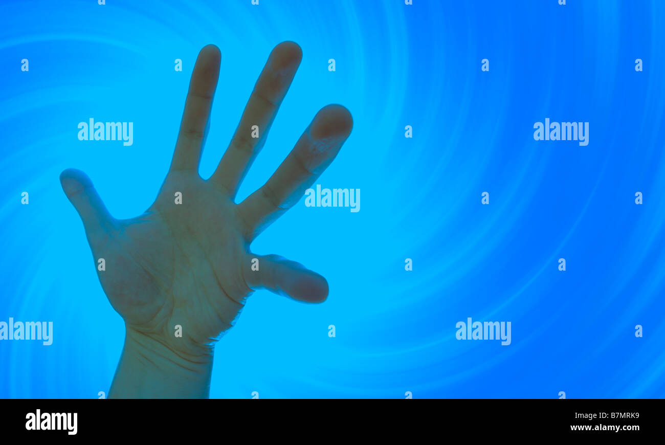 Hope reach hands blue sky hi-res stock photography and images - Alamy