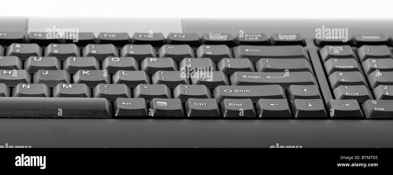Close-up picture of a computer keyboard Stock Photo - Alamy
